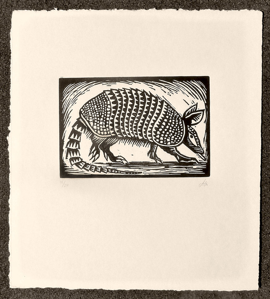 Armadillo block print – Mishka Westell Store